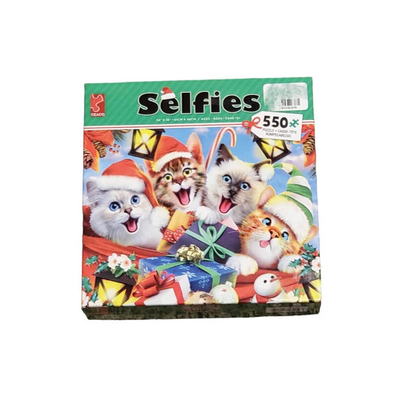 ceaco | Games | Ceaco Selfies Cats In Hats 55 Piece Jigsaw Puzzle 24 X ...